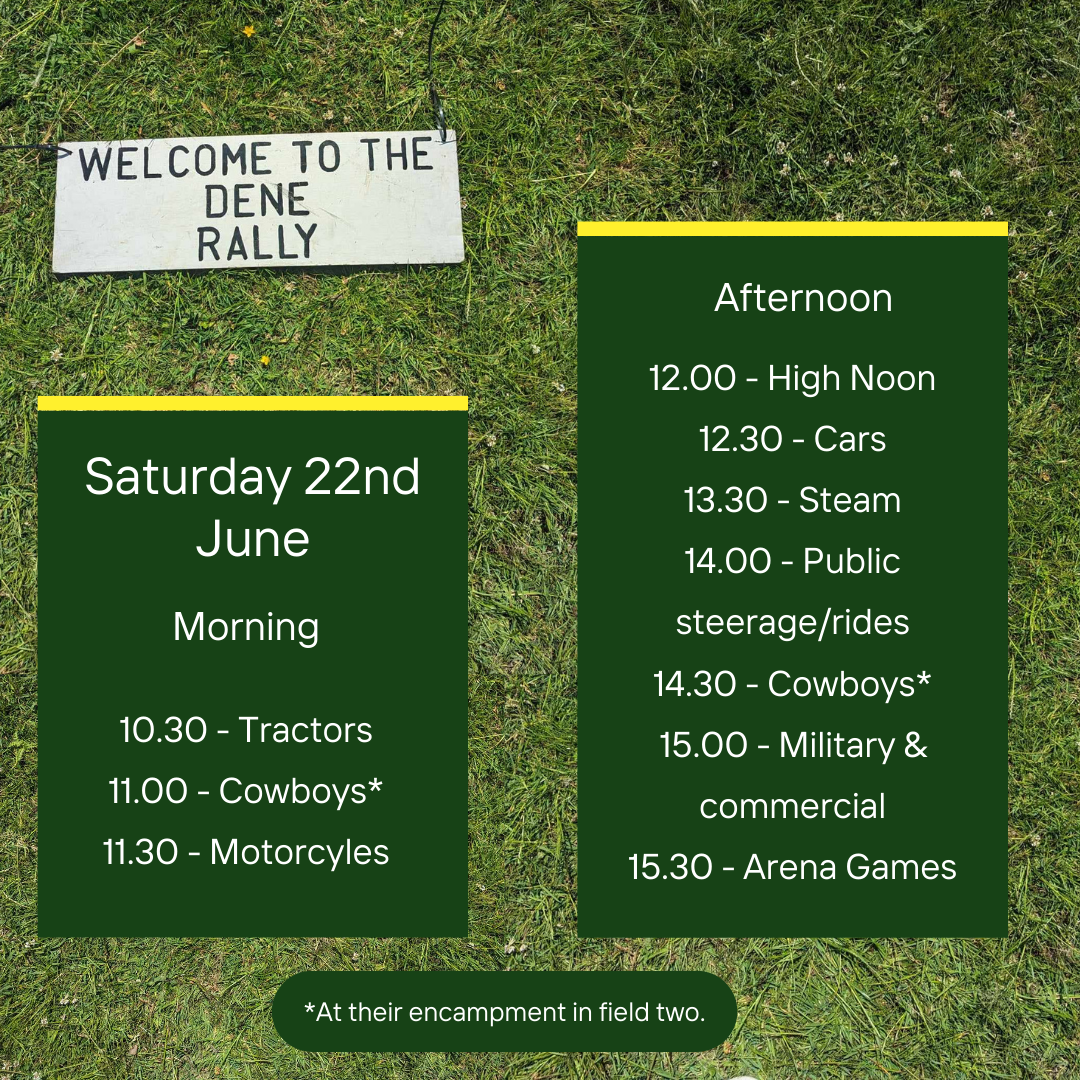 SATURDAY – Dene Rally